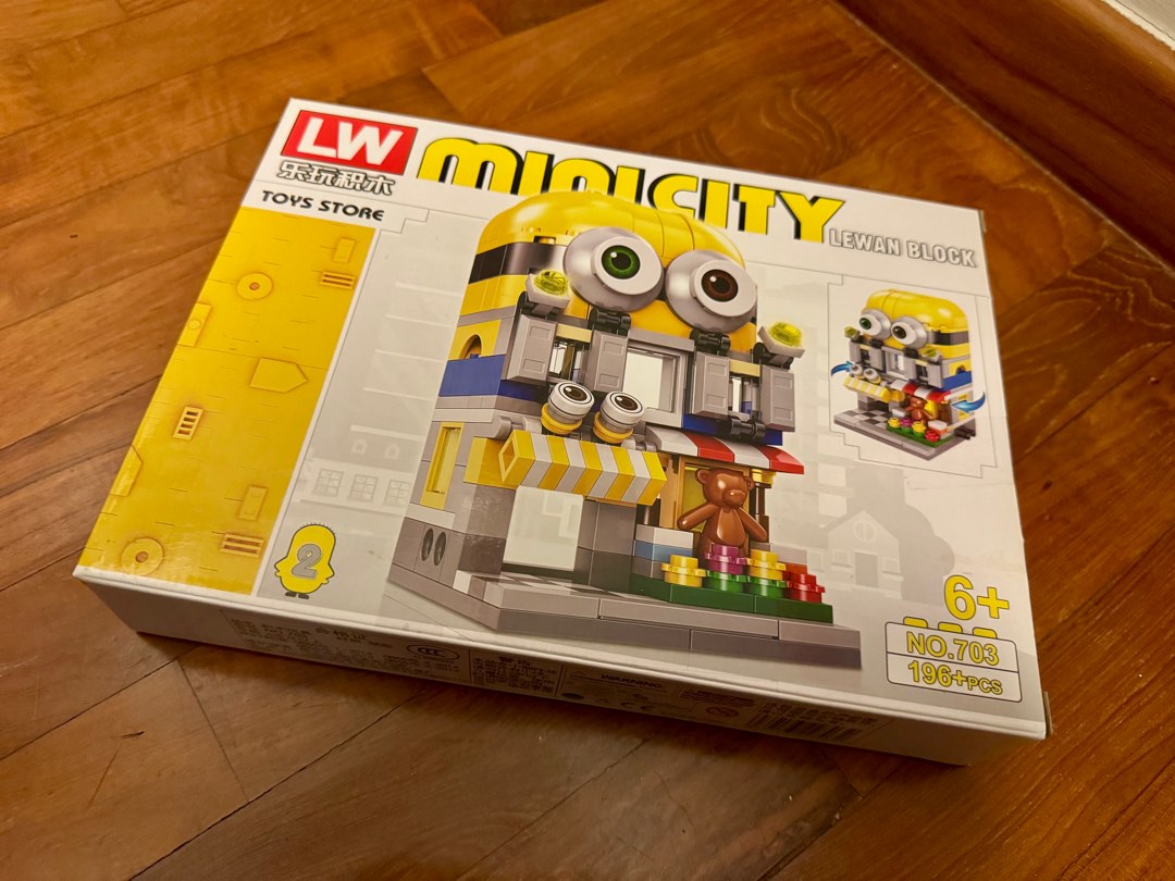 LEWAN BLOCK MINI CITY MINION SET (205+ PCS), Hobbies & Toys, Toys ...