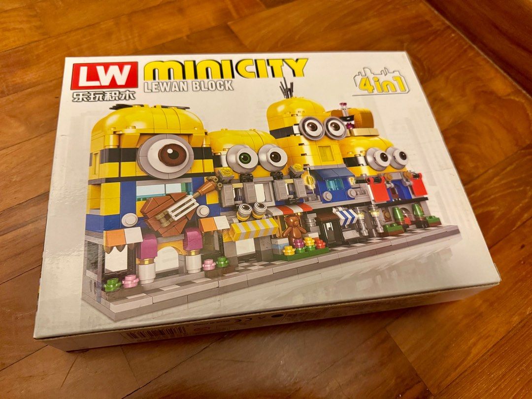 LEWAN BLOCK MINI CITY MINION SET (205+ PCS), Hobbies & Toys, Toys ...