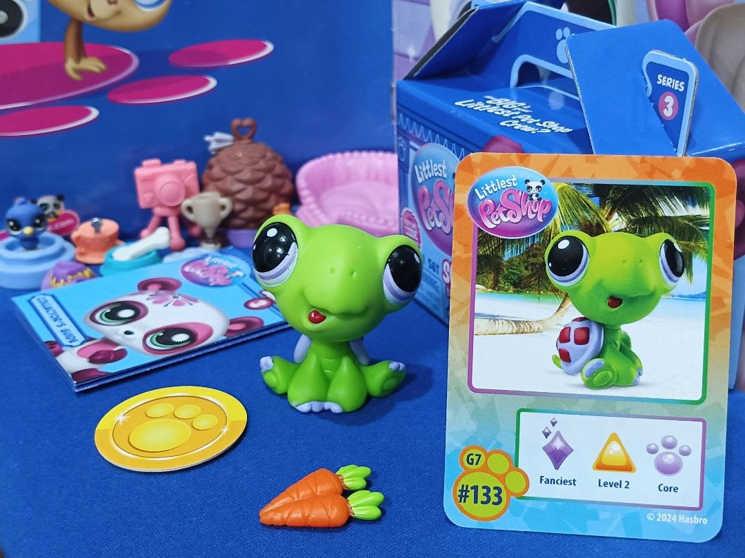 Littlest pet shop Series 3 Turtle #133, Hobbies & Toys, Toys & Games on ...