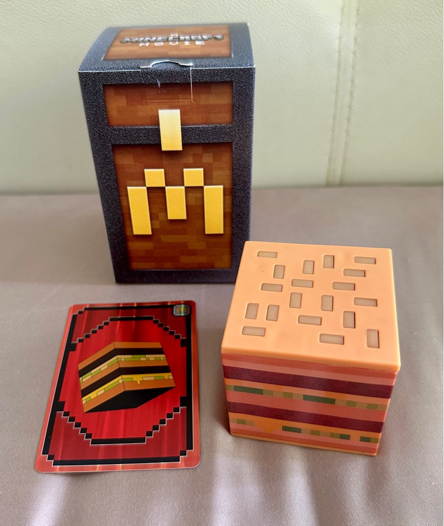 MacDonalds Minecraft Big Mac Crystal, Hobbies & Toys, Toys & Games on ...