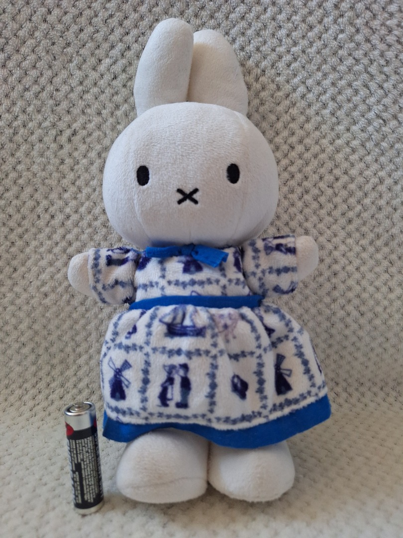 Miffy in blue dress, Hobbies & Toys, Toys & Games on Carousell