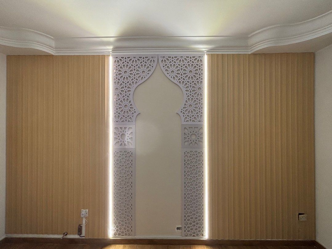 Mihrab and fluted wall panel, Furniture & Home Living, Home Decor ...