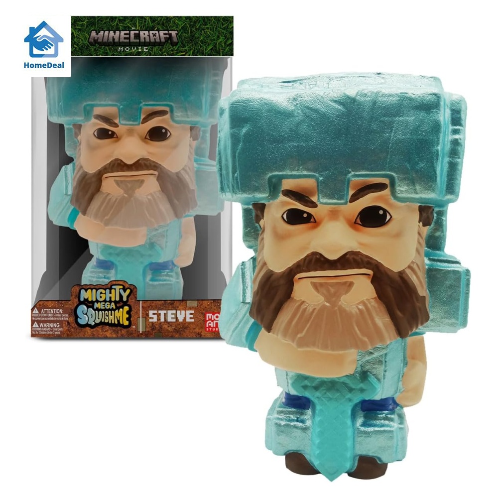 Minecraft Mighty Mega Squishme (Diamond Steve), Hobbies & Toys, Toys ...