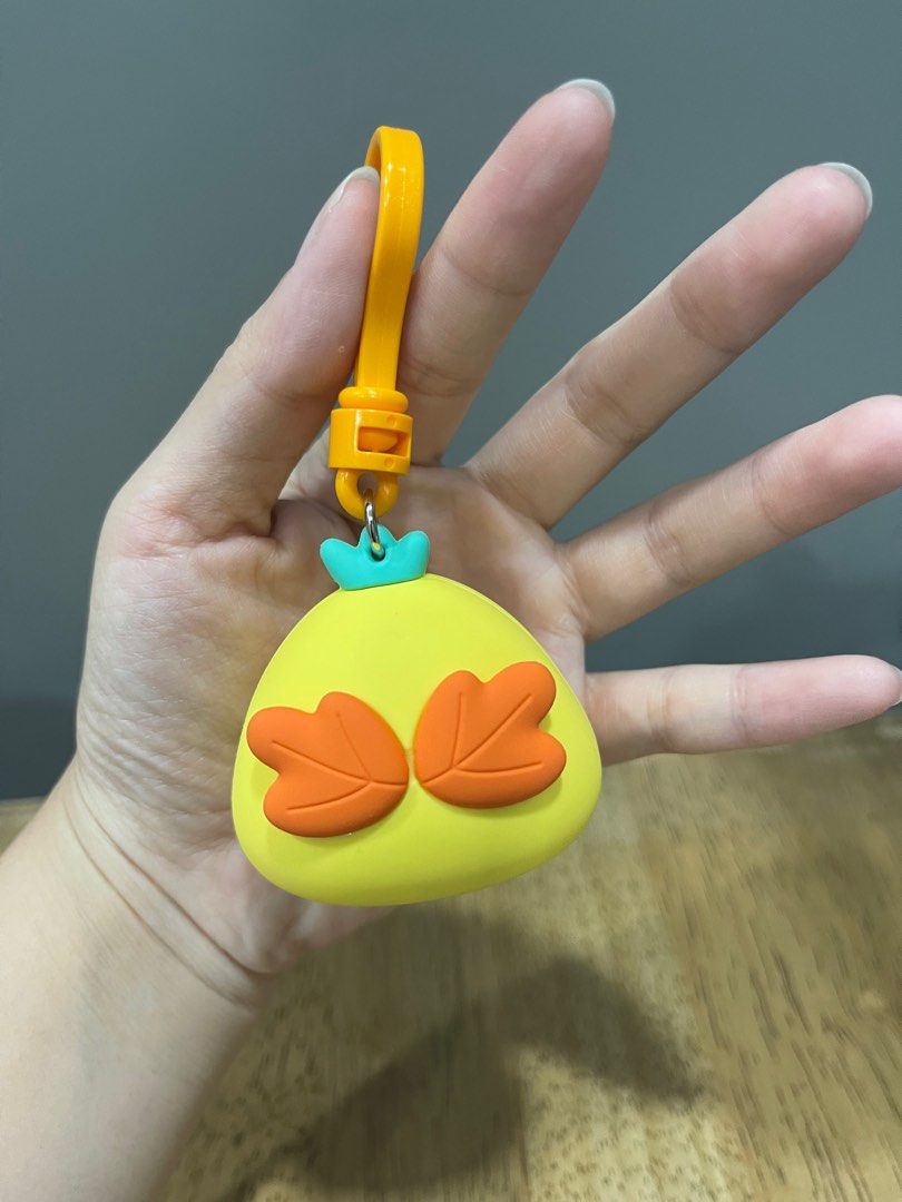 Miniso chicken keychain, Hobbies & Toys, Toys & Games on Carousell
