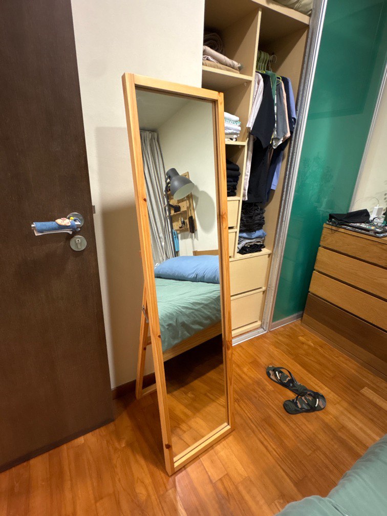 Muji Standing Mirror, Furniture & Home Living, Furniture, Other Home ...