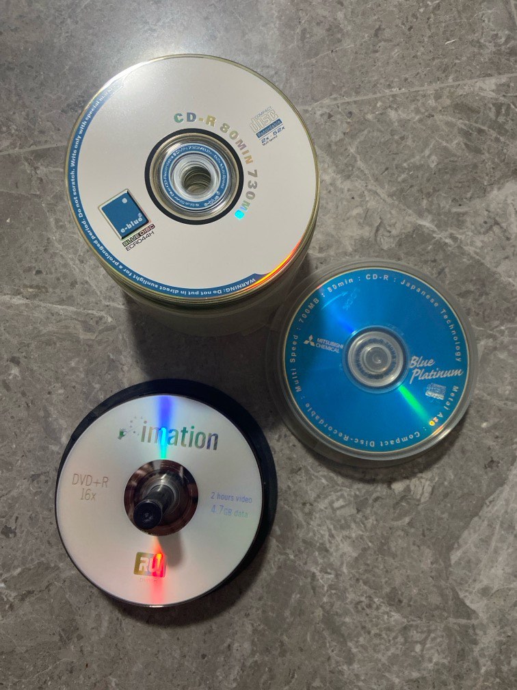 New CDR and DVD+R, Hobbies & Toys, Music & Media, CDs & DVDs on Carousell