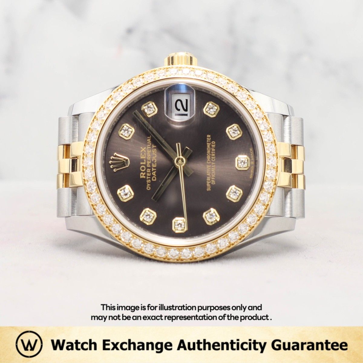 New Mar 2025 Rolex Datejust Jubilee 278383RBR 278383 Dark Grey w 10 ...