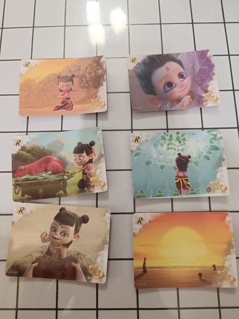 Nezha Cards (R, WR, QR, SR, HR, QDR) 哪吒收藏卡, Hobbies & Toys ...