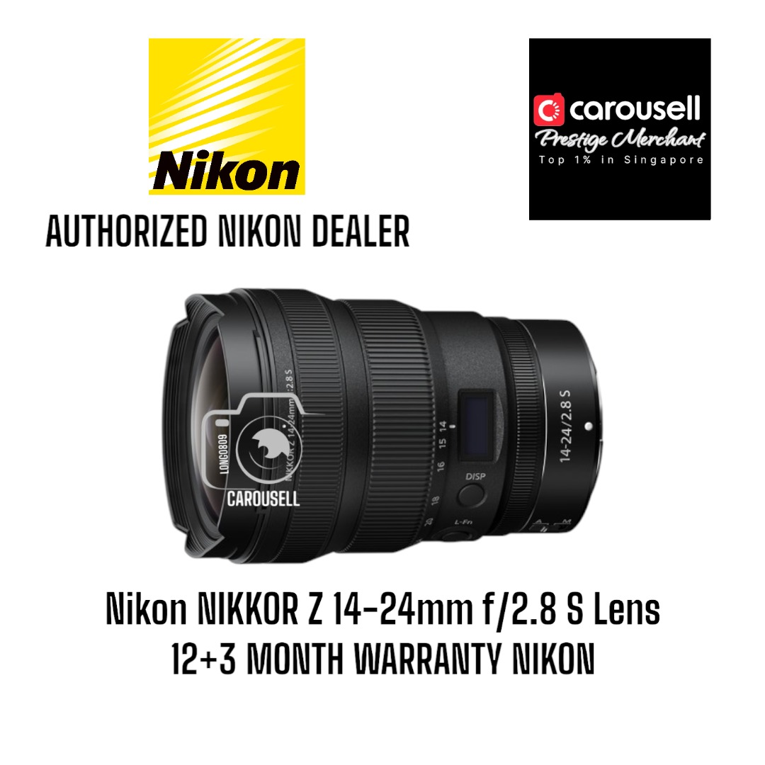 NIKKOR Z 14-24MM F2.8 S/NIKON Z 14-24MM/NIKON 1424, Photography, Lens ...