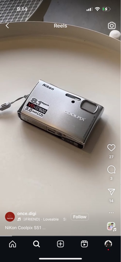 Nikon Coolpix S51 Digital Camera, Photography, Cameras on Carousell
