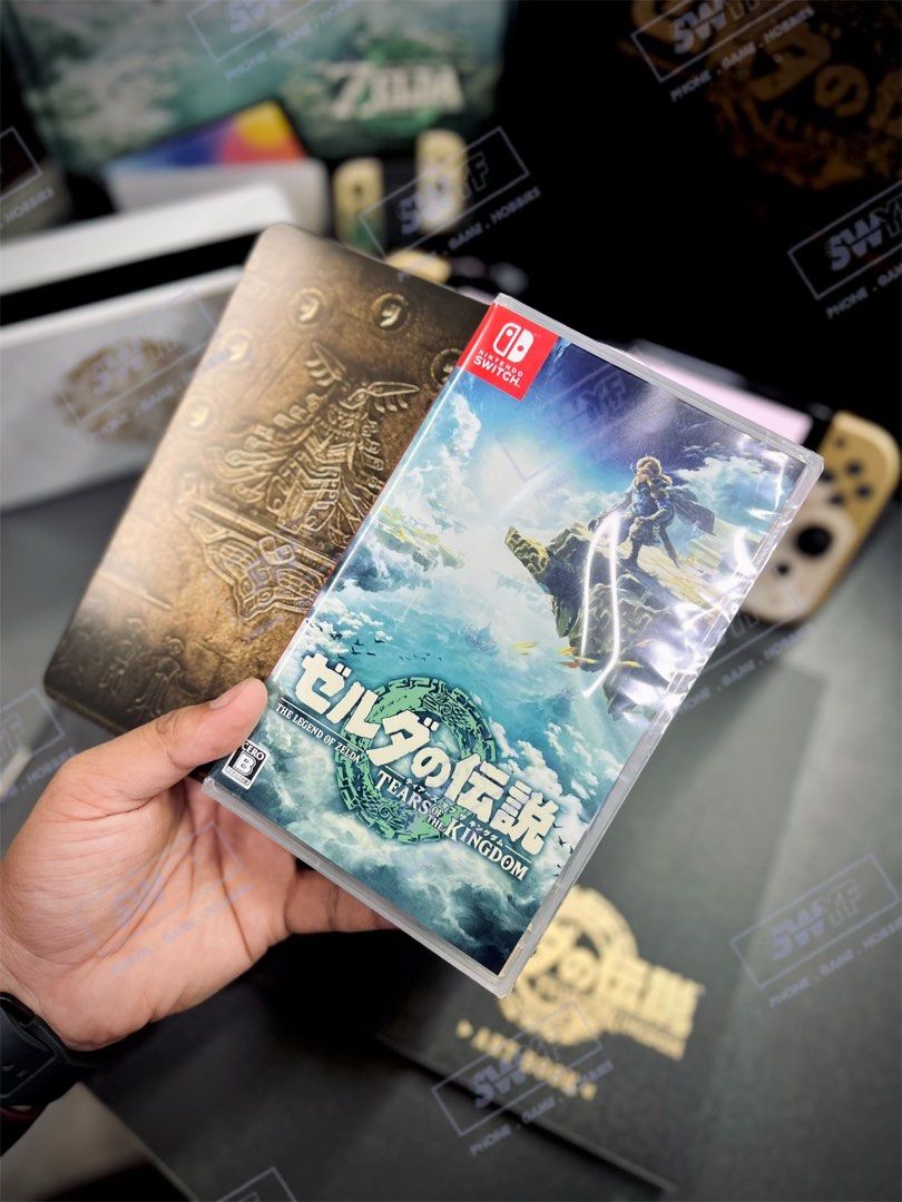 Nintendo Switch Oled Zelda Edition + Zelda collectors edition, Video ...