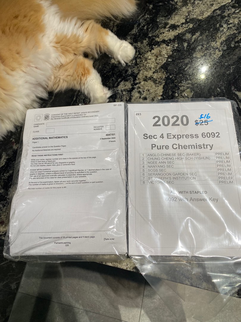 O level test paper, Everything Else on Carousell