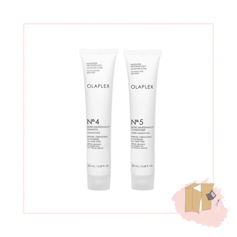 Olaplex No. 4 Bond Maintenance Shampoo 20ml + Olaplex No. 5 Bond ...