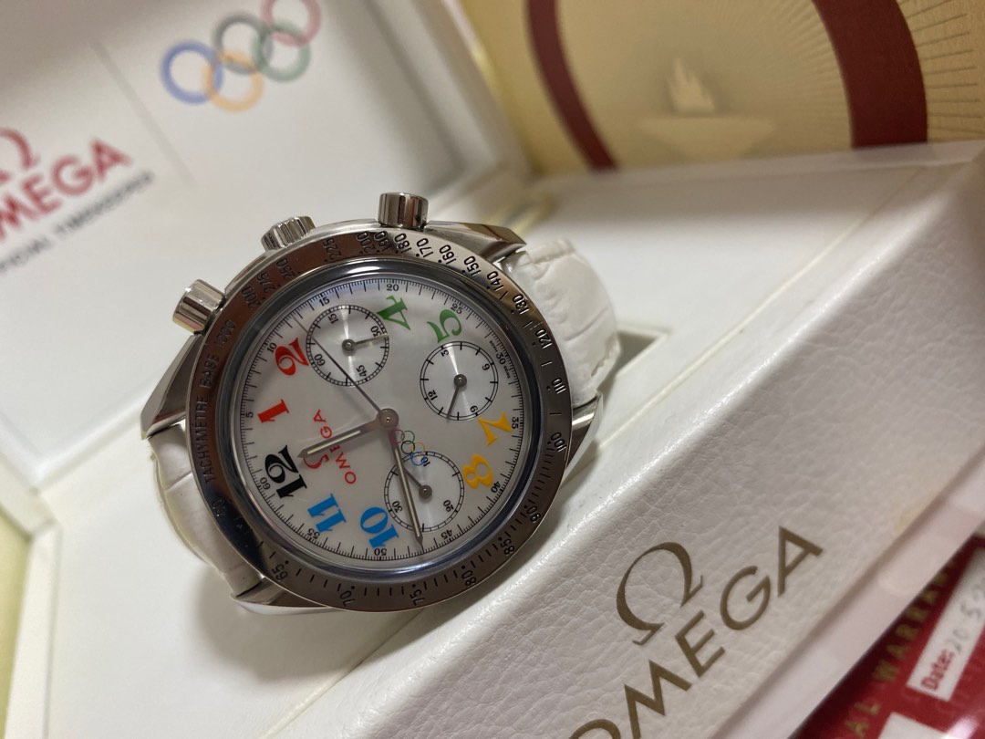 Omega Speedmaster reduced Olympic edition, Luxury, Watches on Carousell