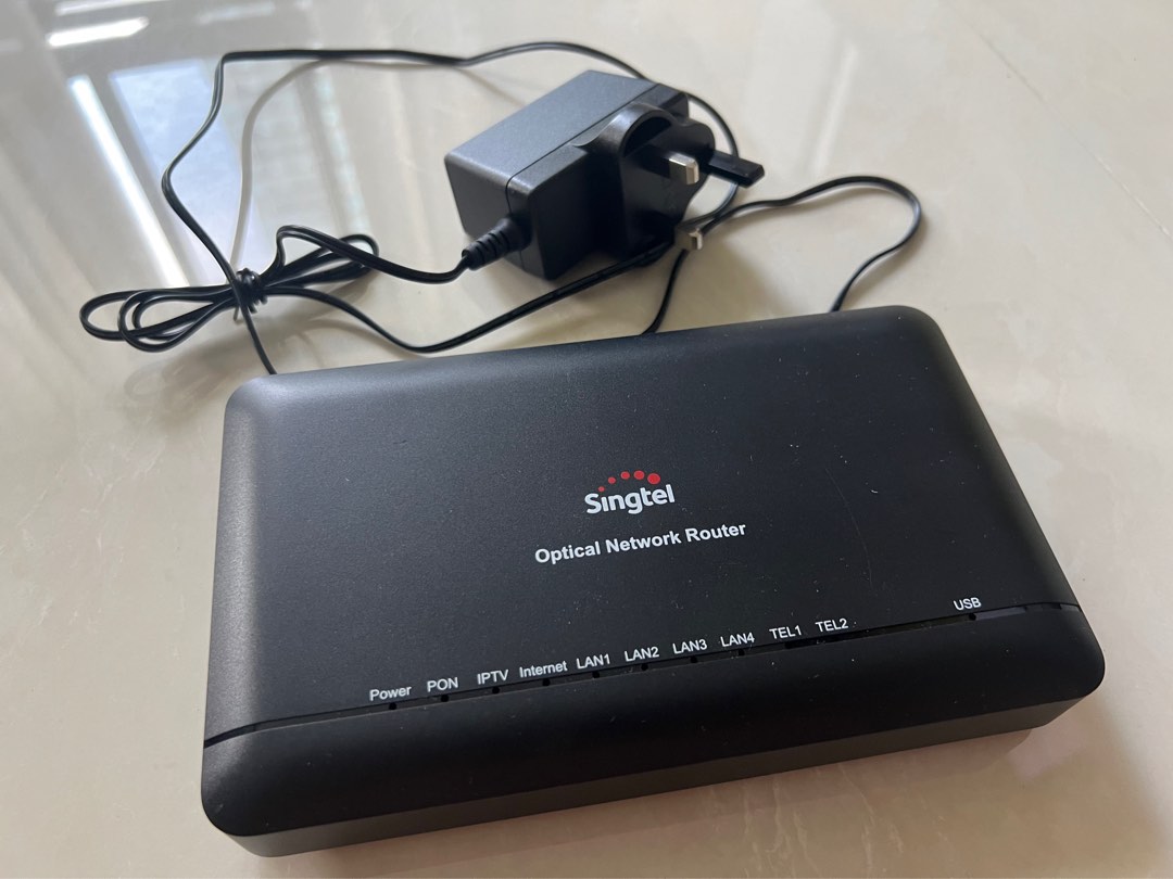 Optical network router - Singtel, Computers & Tech, Parts & Accessories ...