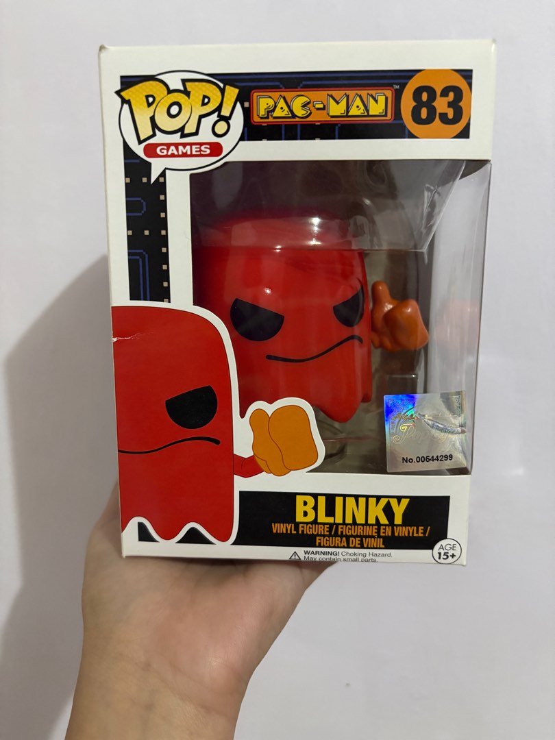 Pac-man Blinky Funko Pop, Hobbies & Toys, Toys & Games on Carousell
