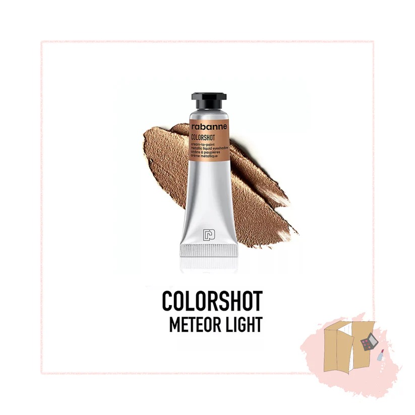 Paco Rabanne Eyephoria Colorshot 10ml in Shade Meteor Light Cream-to ...