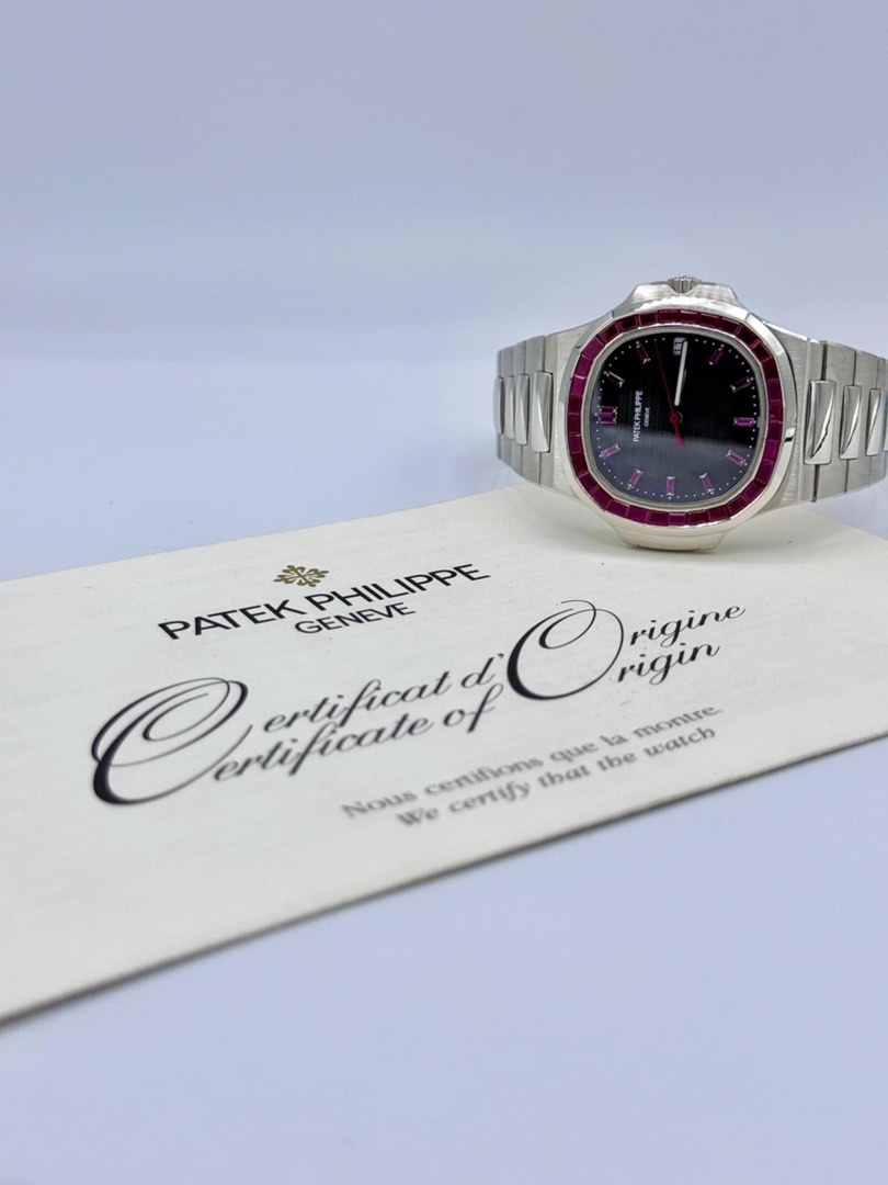 PATEK PHILIPPE NAUTILUS 40MM REFERENCE 5711/112P/001 PLATINUM GREY DIAL ...