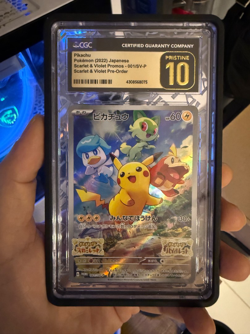 Pikachu S&V promo Jap CGC Pristine 10, Hobbies & Toys, Memorabilia ...