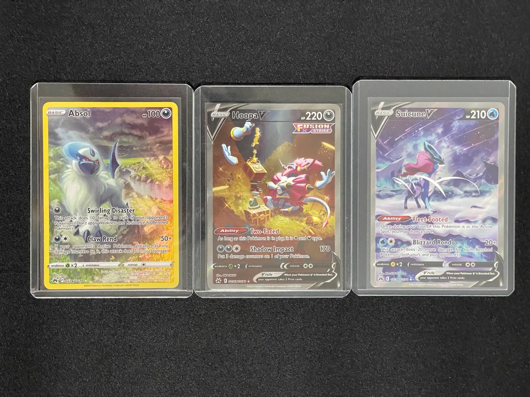 Pokemon Crown Zenith Galarian Gallery Absol | Hoopa V | Suicune V ...