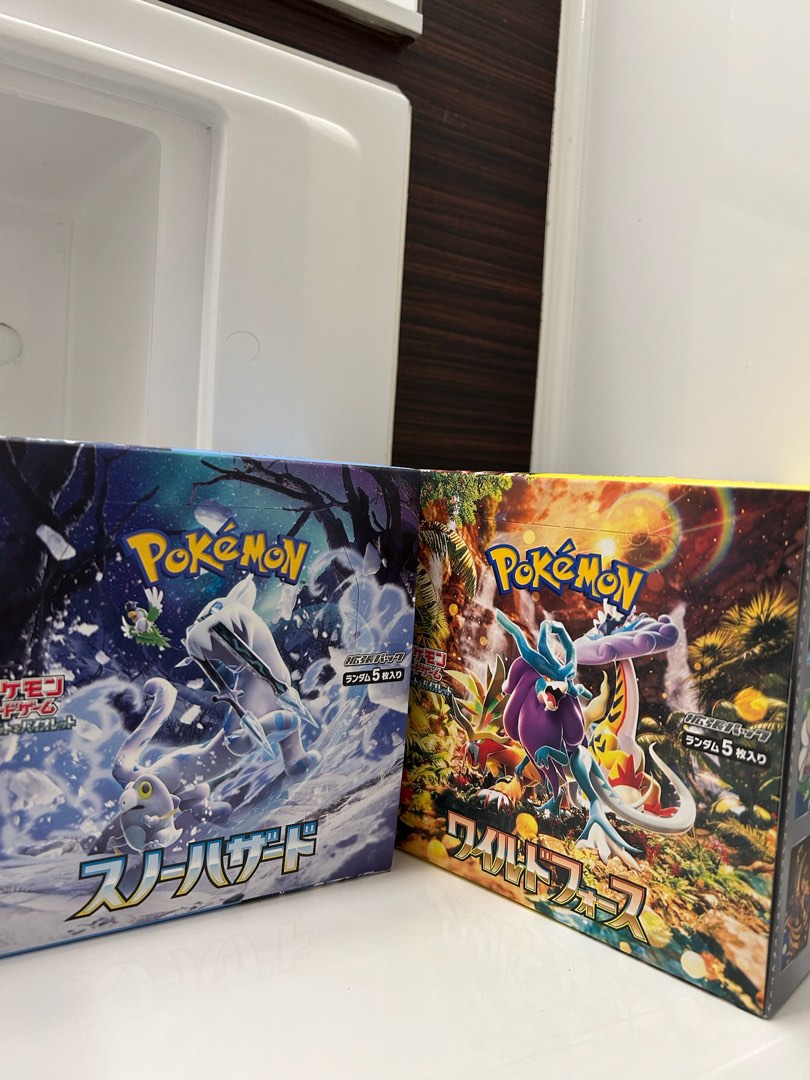 Pokemon Japanese Booster Box Snow Hazard Wild Force, Hobbies & Toys ...