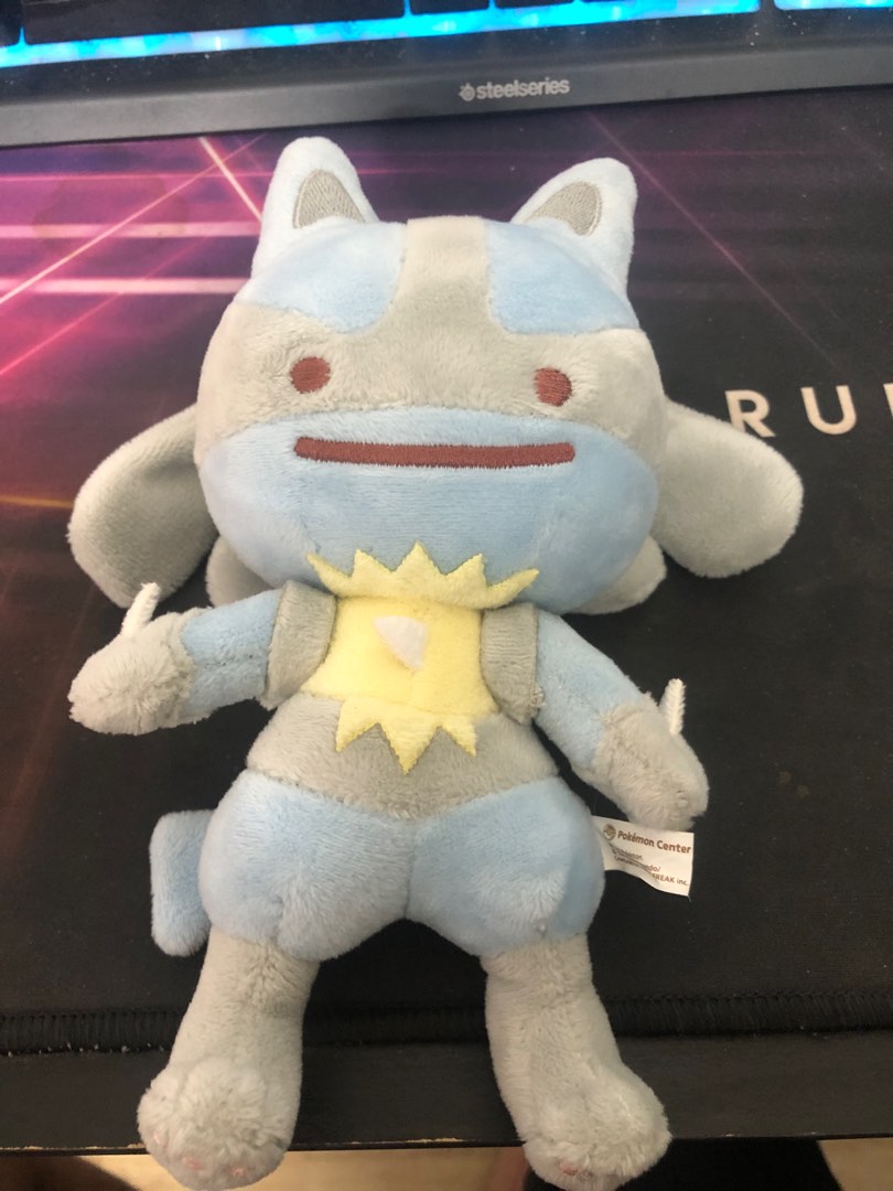 Pokemon Lucario Ditto plush, Hobbies & Toys, Toys & Games on Carousell