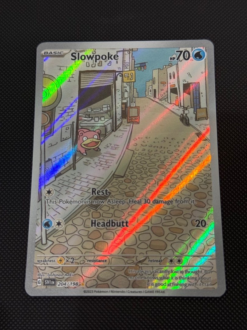 Pokemon Slowpoke #204 Pokemon Scarlet & Violet, Hobbies & Toys, Toys ...