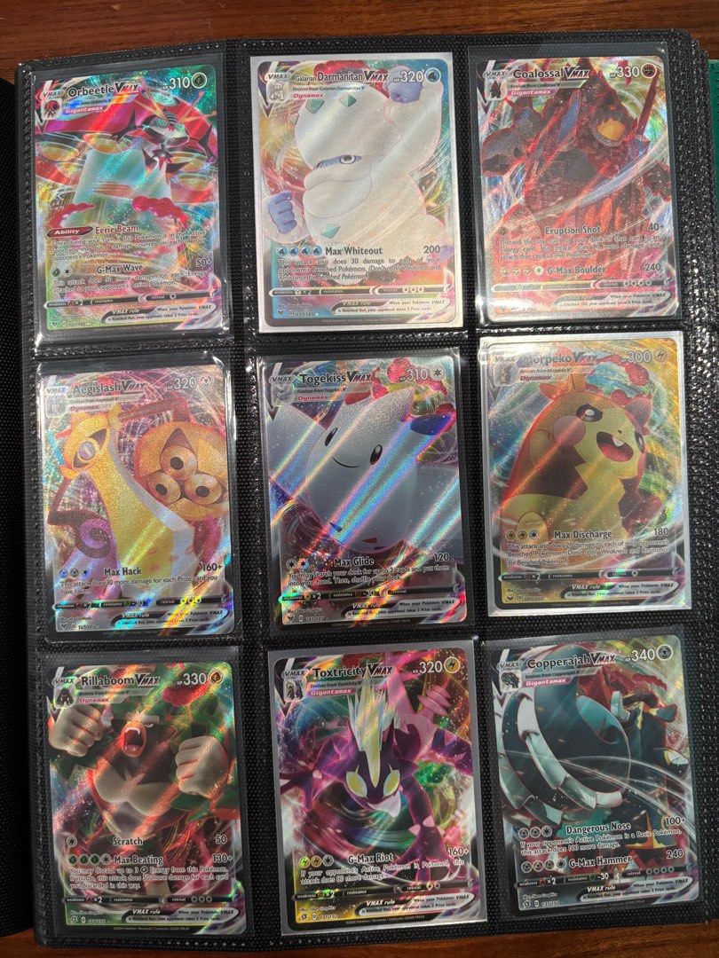 Pokemon TCG English! Vmax Cards! Pikachu, charizard, rayquaza!, Hobbies ...
