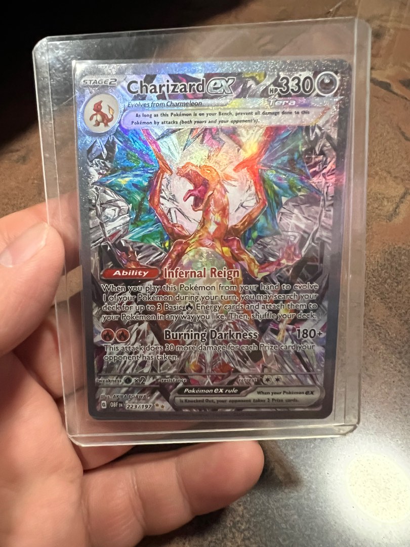 Pokemon TCG Obsidian Flames OBF SIR Charizard EX, Hobbies & Toys ...