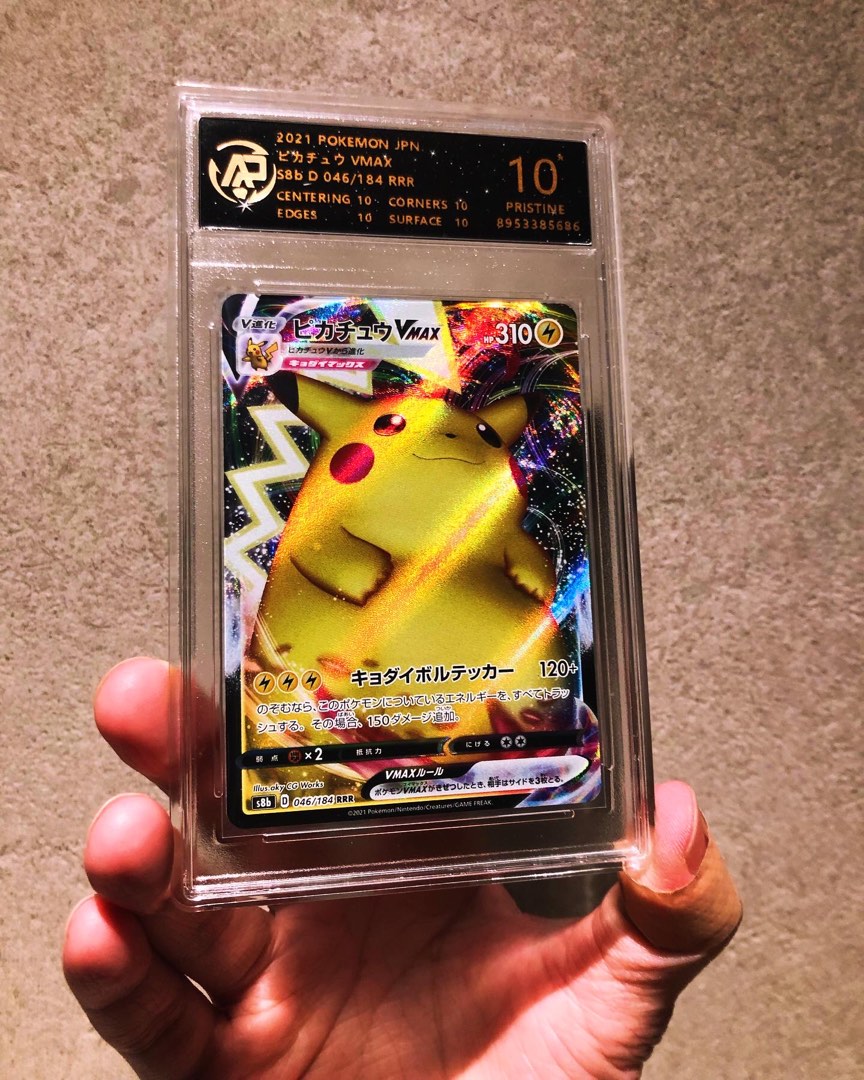Pokemon TCG Pikachu Vmax 046/184 s8b Full Art RRR RPA 10 (PSA 10), Hobbies & Toys, Toys & Games ...