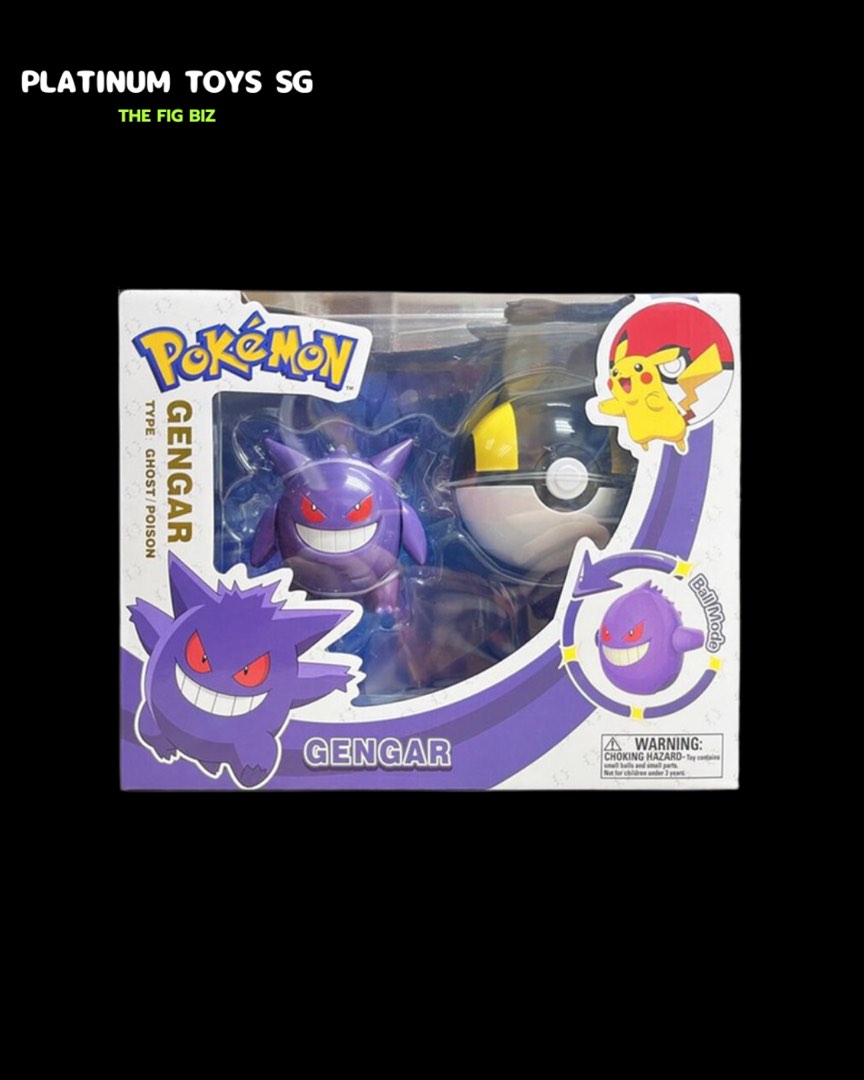 Pokemon! Transform Series Gengar Figure, Hobbies & Toys, Toys & Games ...