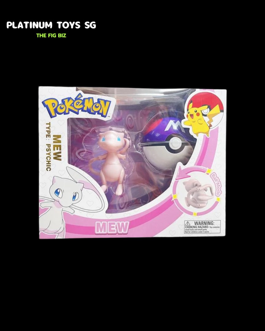 Pokemon! Transform Series Mew Figure, Hobbies & Toys, Toys & Games on ...