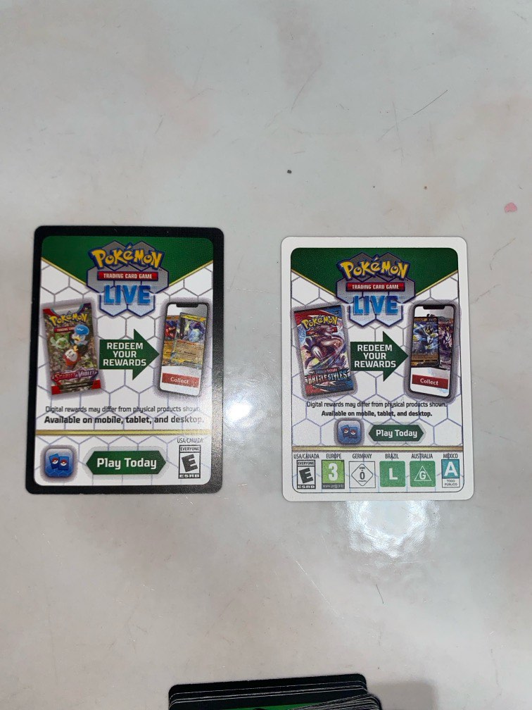 Pokémon TCG LIVE Code Cards, Hobbies & Toys, Toys & Games on Carousell