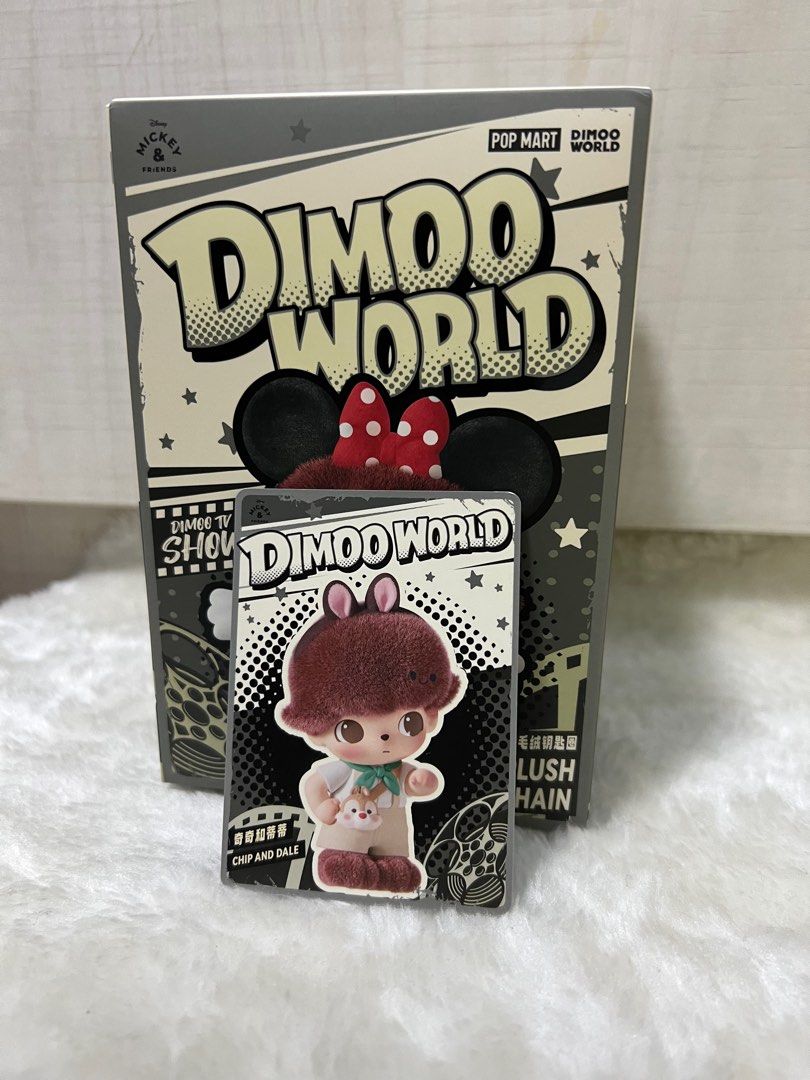 Pop Mart DIMOO WORLD DISNEY Plush - Chip And Dale, Hobbies & Toys, Toys ...