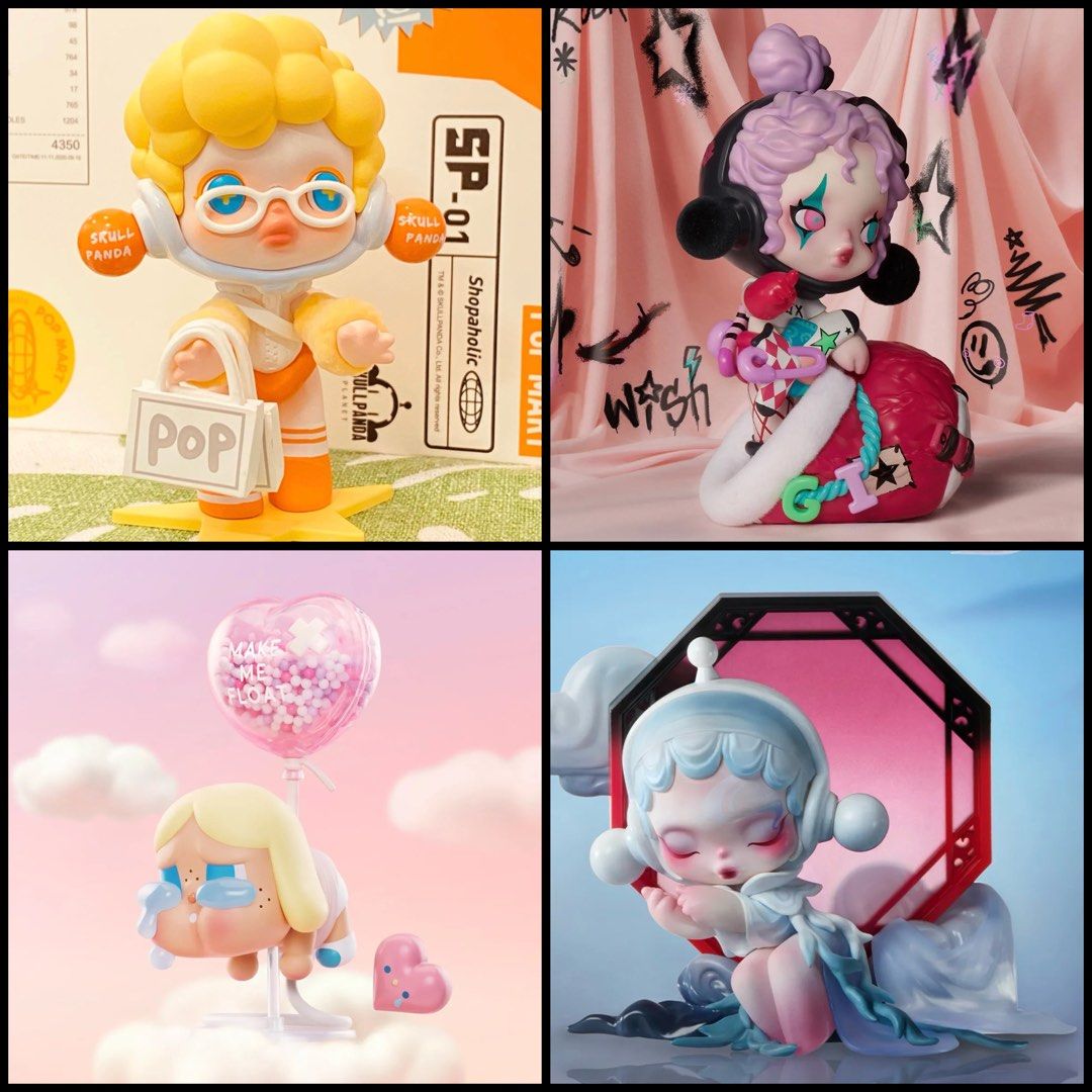 Popmart Skullpanda Shopaholic Limited Edition Blister Pack | Dimoo ...