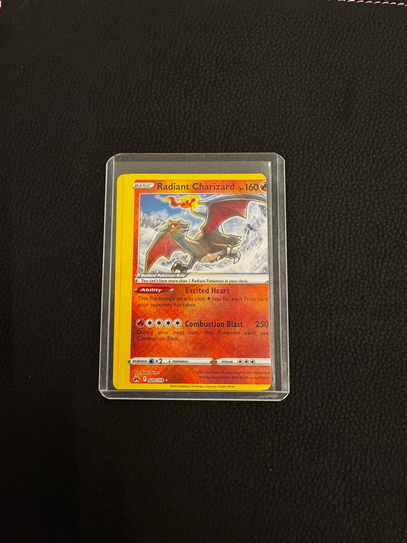 Radiant Charizard miscut error card pokemon card english japanese ...
