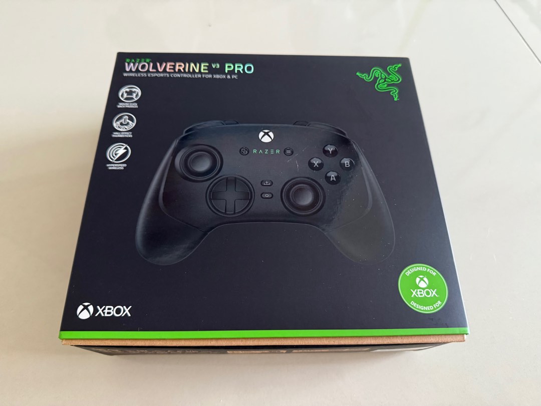 Razer Wolverine V3 Pro XBOX/PC controller, Video Gaming, Gaming ...