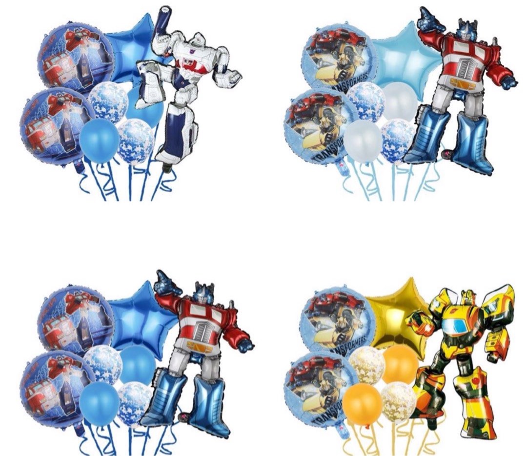 [Ready Stock]Transformers themed Optimus Prime Bumblebee Aluminium Foil ...