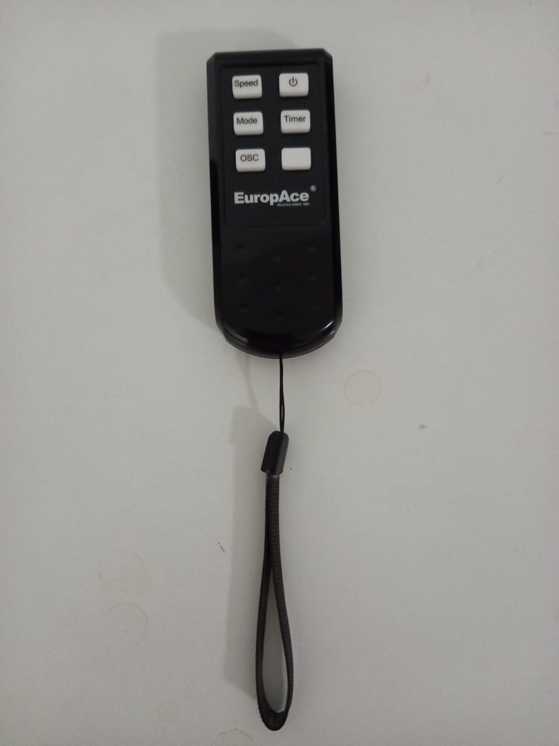 Remote Control for EuropAce Stand Fan (16" Double Blade ESF 4160W), TV ...
