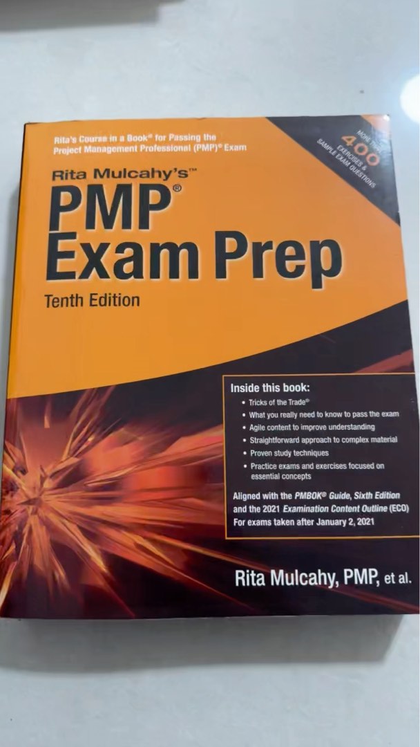 Rita Mulcahy's PMP Exam Prep 10th Edition, Hobbies & Toys, Books ...