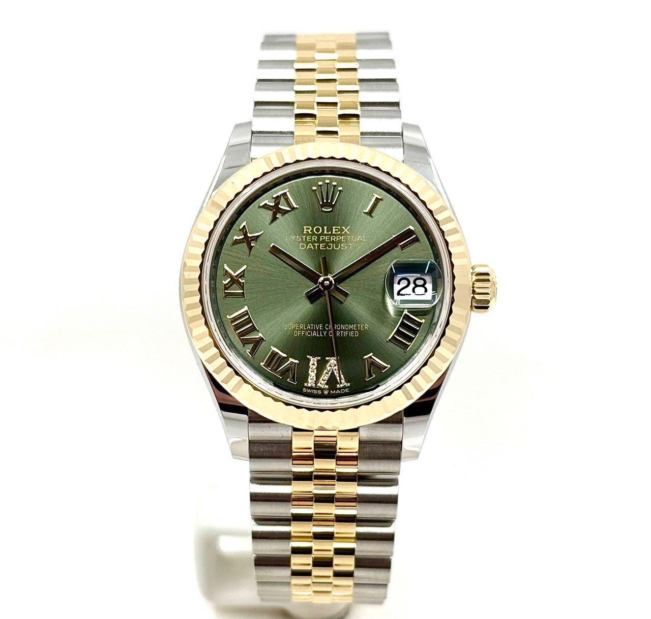 Rolex Datejust 31 278273 Olive Green VI Diamond 278273 Green VI Diamond ...