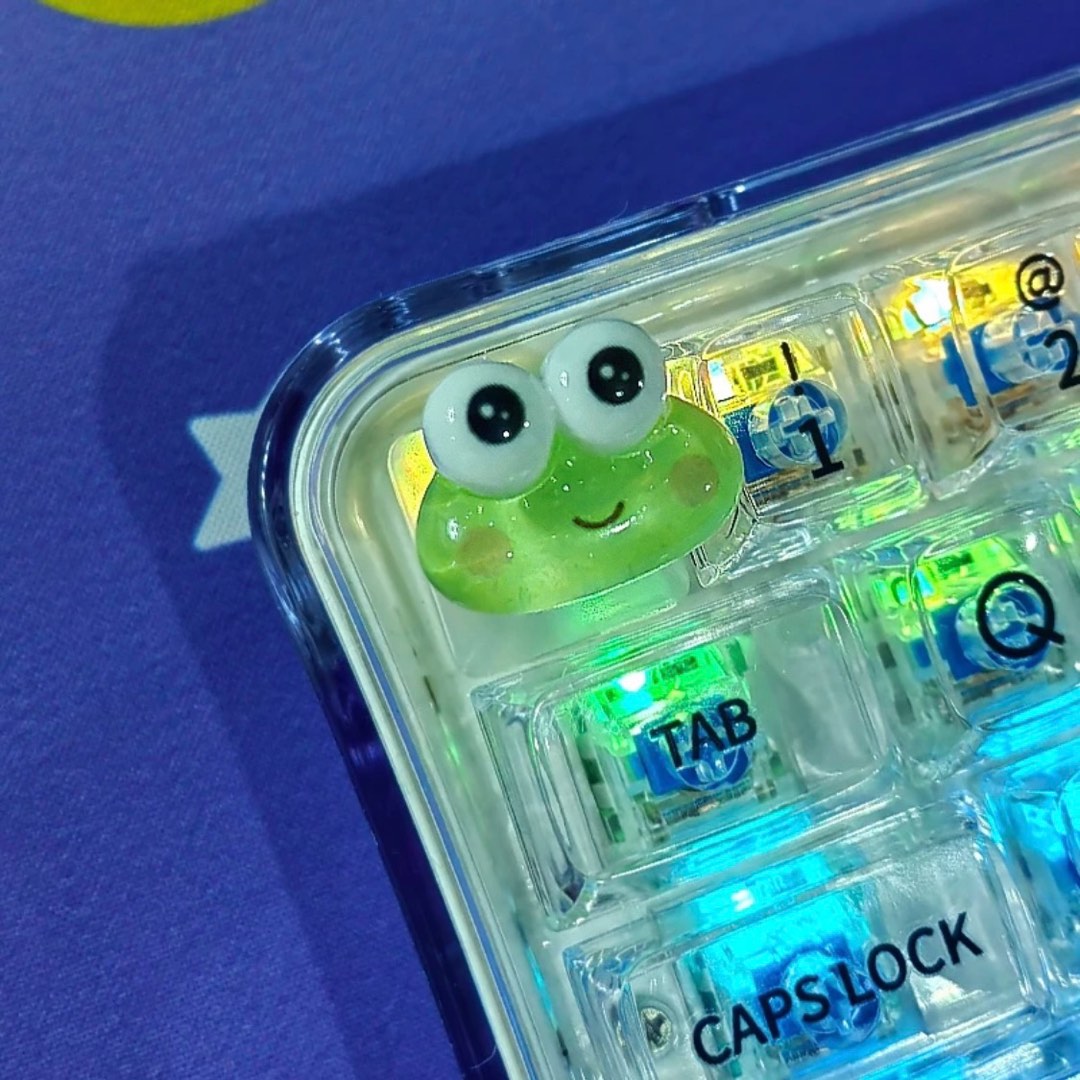 Sanrio Keroppi Frog Key Cap / Keycap Transparent, Computers & Tech ...