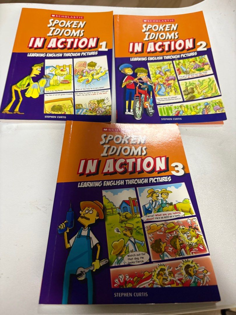 Scholastic Spoken Idioms in Action 1,2,3, Hobbies & Toys, Books ...