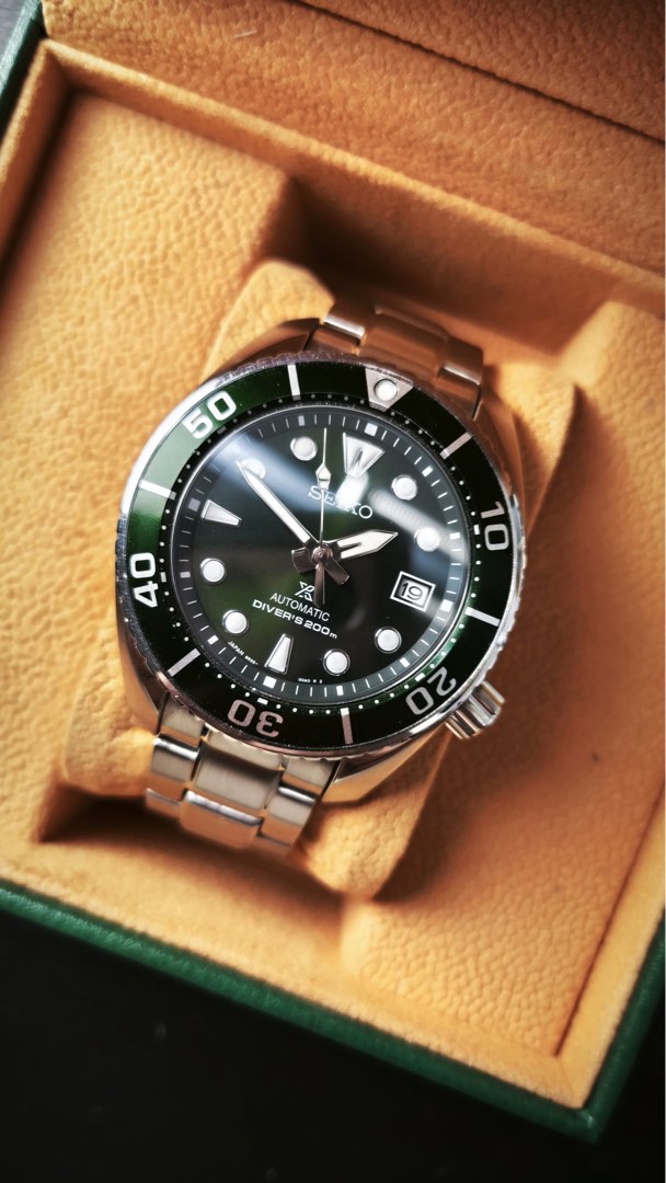 Seiko Prospex Automatic Diver SPB103J1 Green, Luxury, Watches on Carousell