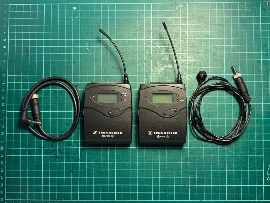 Sennheiser Ew 100 G3 Wireless Microphone Bodypack and Transmitter, Audio, Microphones on Carousell