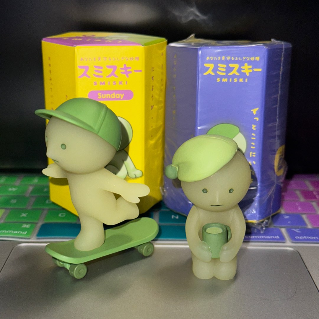 Smiski Series SET: Sunday Skateboarding + Bed Relaxing/Before Rest ...