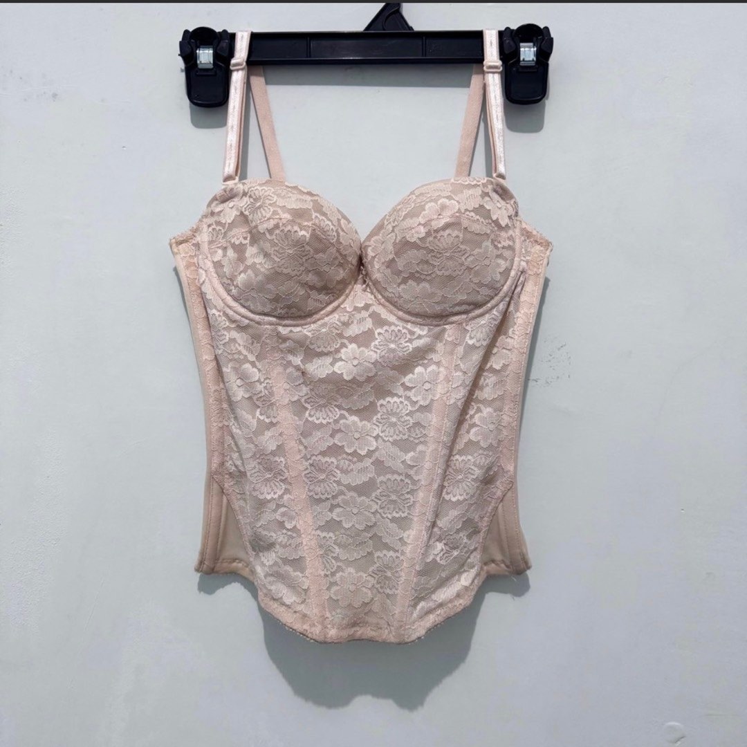 Sorella korset Tanktop Long torso kamisol bustier sebagai dalaman ...