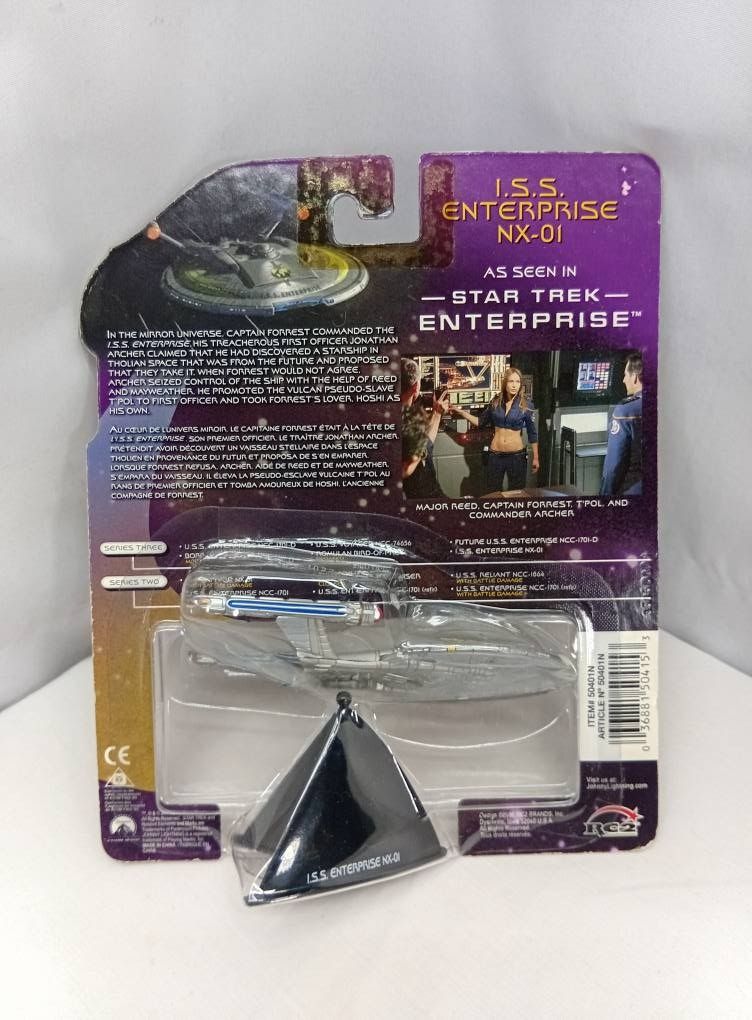 star trek die cast metal johnny lightning uss enterprise nx-01, Hobbies ...