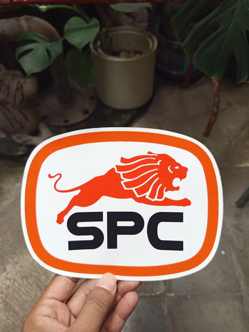 Sticker Vintage Oli SPC Singapore Petroleum Company, Antik, Pajangan di ...