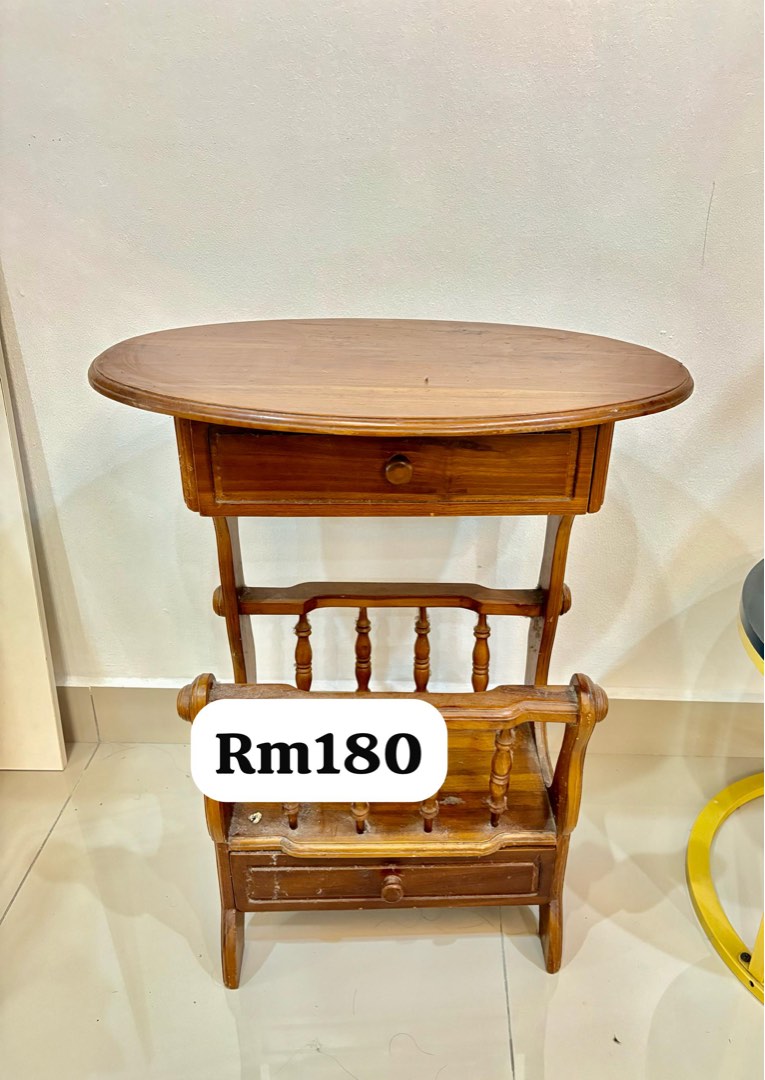 Teakwood Magizine Rack, Furniture & Home Living, Furniture, Tables ...
